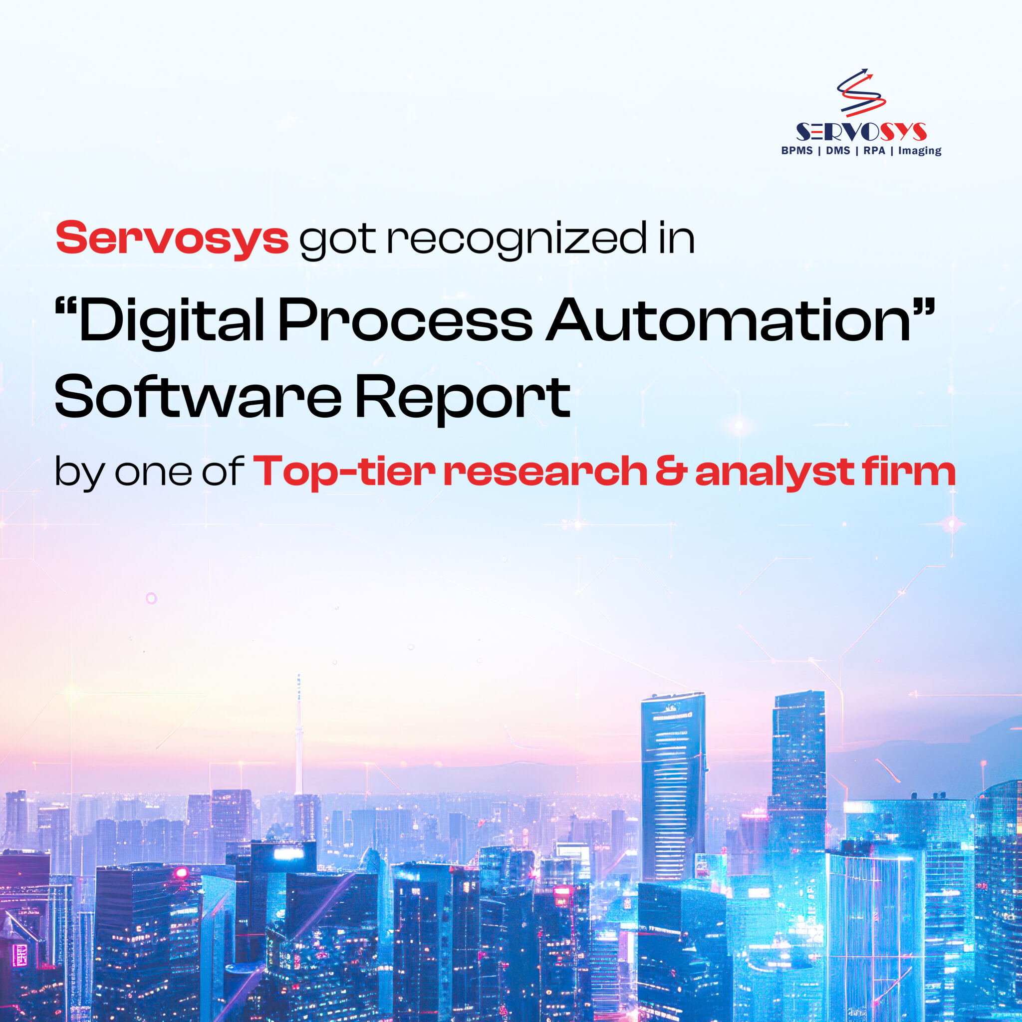 Awards & Recognition - Servosys Solutions